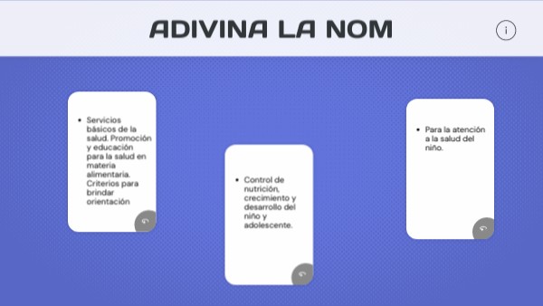 adivina LA NOM | Genially