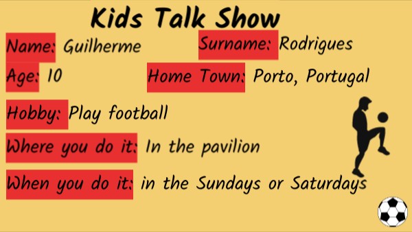 Kids Talk Show | Genially