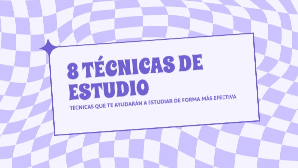 8 técnicas de estudio | Genially