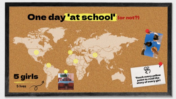 One day 'at school' | Genially