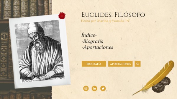 Euclides: Filósofo | Genially