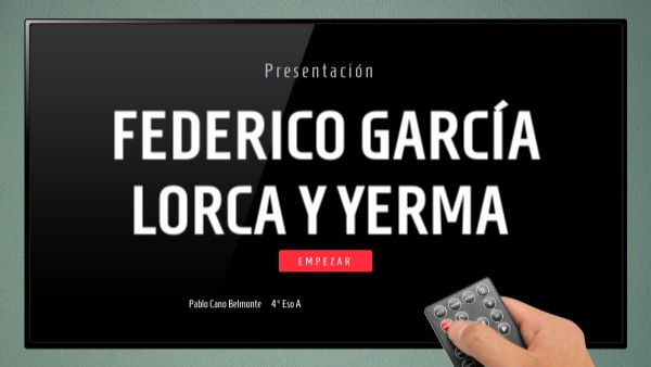 federico garcía lorca y yerma | Genially