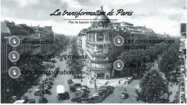 La transformation de Paris | Genially
