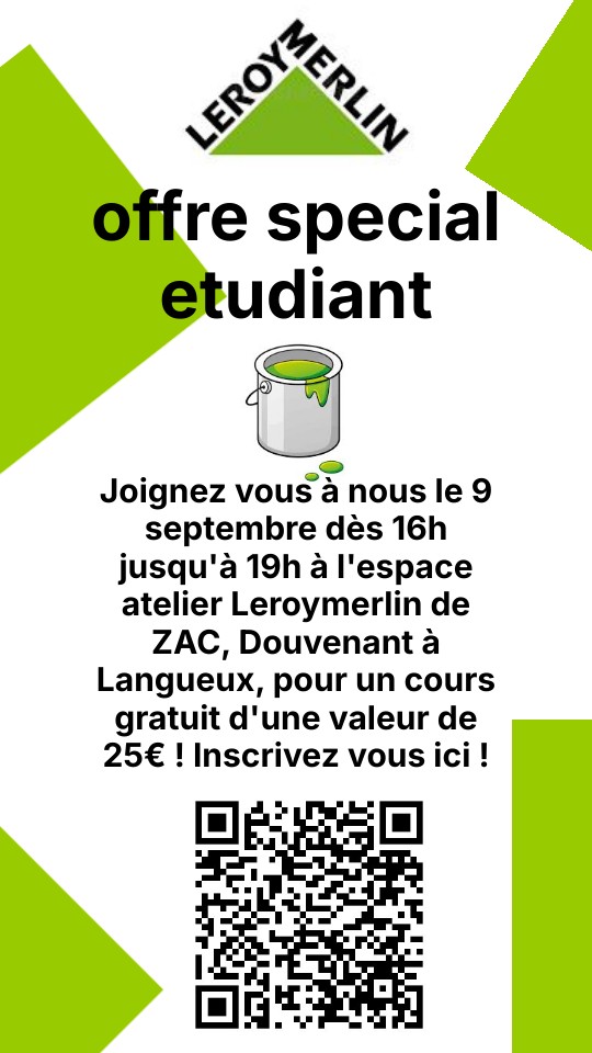 offre special etudiant | Genially