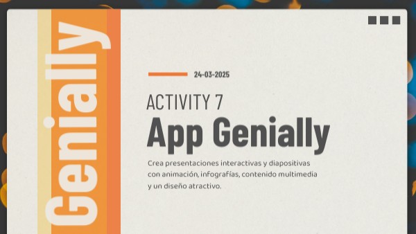Activity 7 | Genially