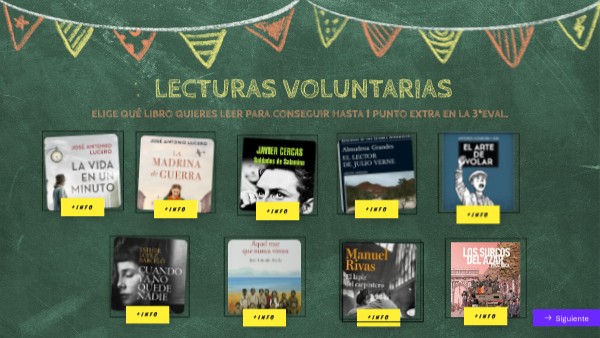 lecturas voluntarias | Genially