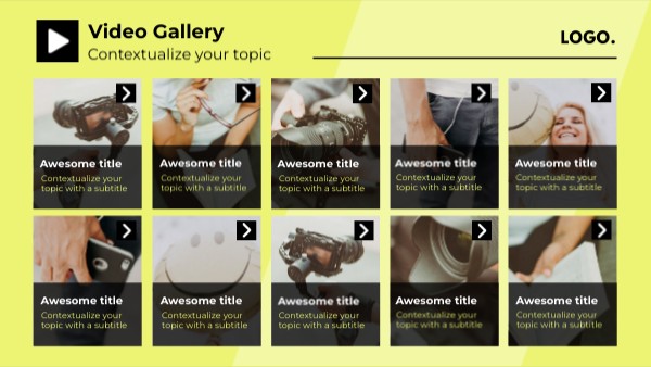 Video Gallery | Genially