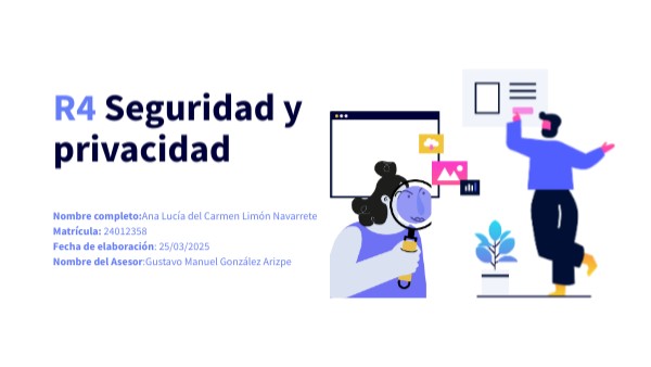 R4 Seguridad y privacidad | Genially