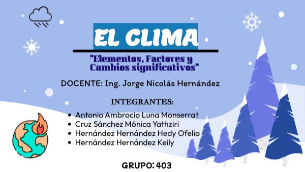 EL CLIMA | Genially