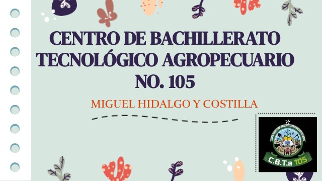 CENTRO DE BACHILLERATO TECNOLÓGICO AGROPECUARIO NO. 105 | Genially