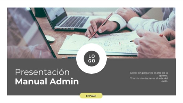 Presentación Manual Admin | Genially