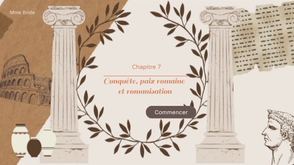 Conquête, paix romaine et romanisation | Genially
