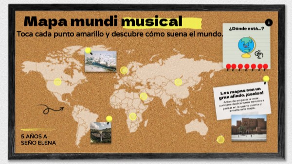 Mapa mundi musical | Genially