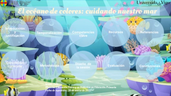 El océano de colores: cuidando nuestro mar | Genially