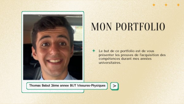 Mon PORTFOLIO | Genially