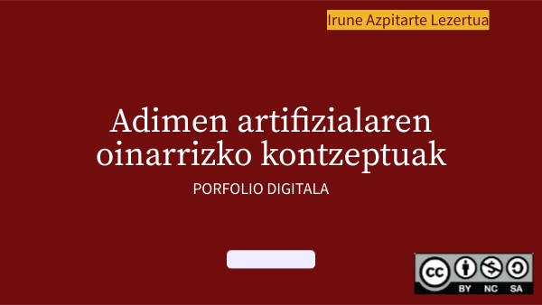 Adimen artifizialaren oinarrizko kontzeptuak | Genially
