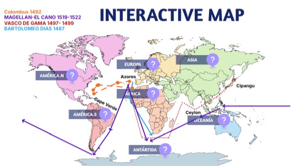 interactive map | Genially