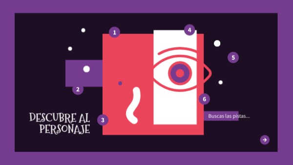 Descubre al personaje | Genially