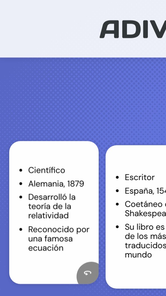 Adivina el personaje | Genially