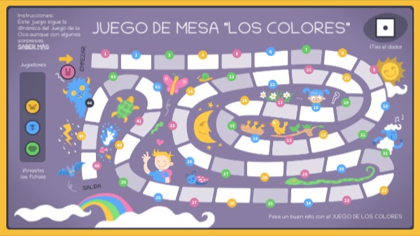 JUEGO DE MESA PARA NIÑOS "LOS COLORES" | Genially