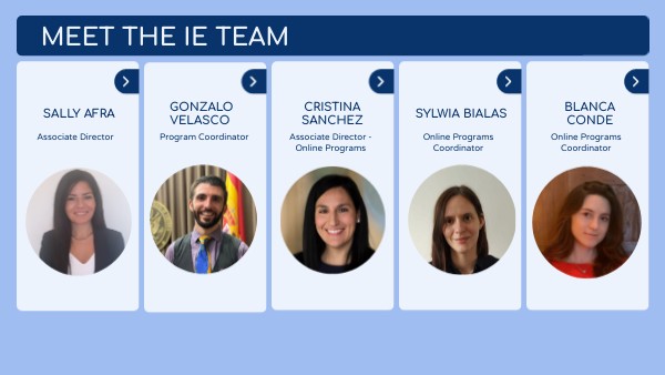 meet the ie team | Genially