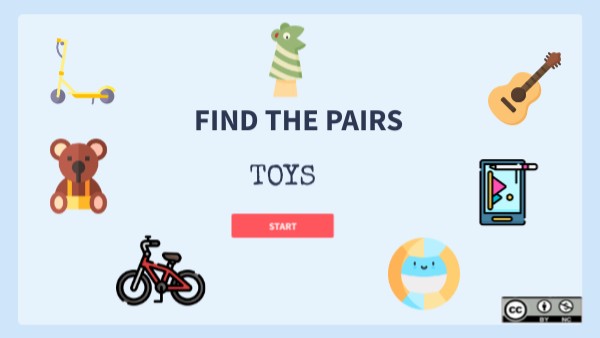 FIND THE PAIRS TOYS | Genially