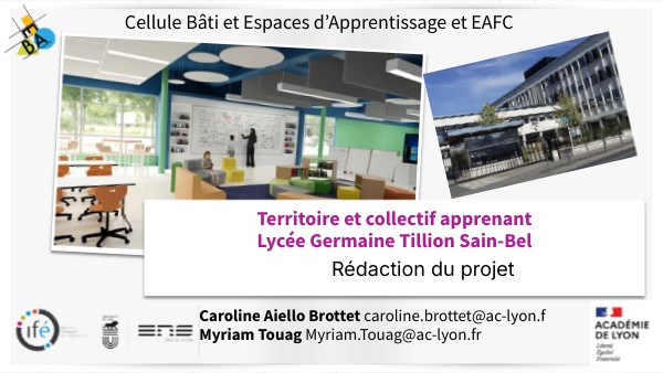 MF3 Lycée St Bel rédaction du projet | Genially