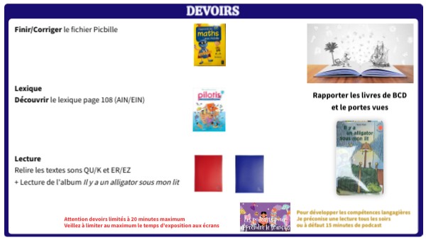 devoirs jeudi S3P4 | Genially