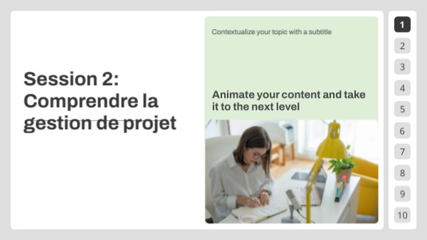 Session 2: Comprendre la gestion de projet | Genially