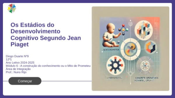 Os Estádios do Desenvolvimento Cognitivo Segundo Jean Piaget | Genially