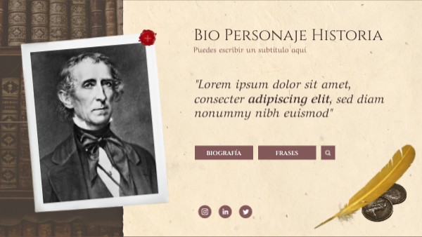 Bio Personaje Historia | Genially