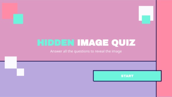 Hidden Image Quiz | Genially