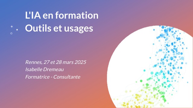 L'IA en formation | Genially