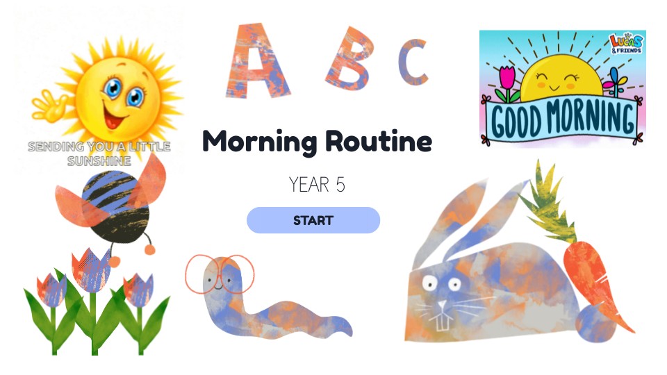 Morning Routine TRAIN YEAR 4 | Genially