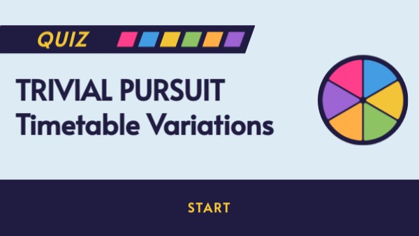 Timetable Variations March 2025 | Genially