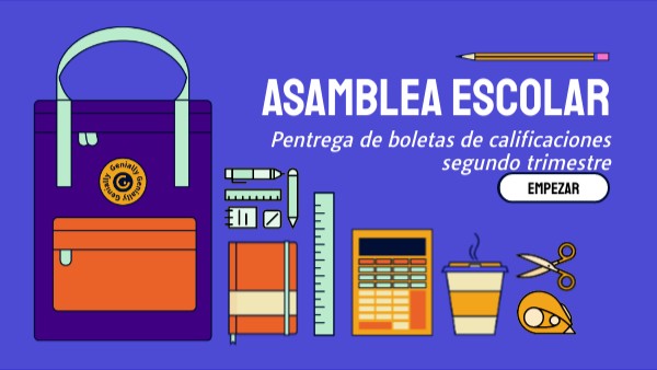 asamblea escolar | Genially