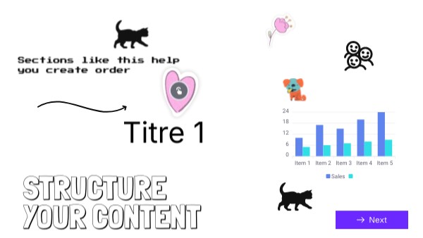 Structure your content | Genially