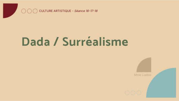 Dada/ Surréalisme - s.16-17 | Genially