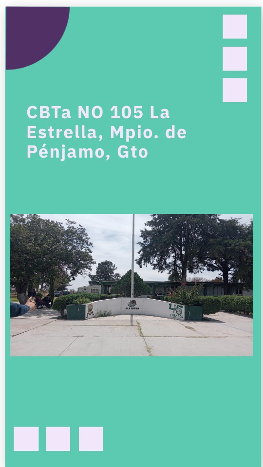 CBTa NO 105 La Estrella, Mpio. de Pénjamo, Gto | Genially