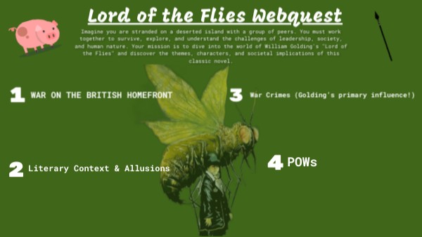 Lord of the Flies Webquest | Genially
