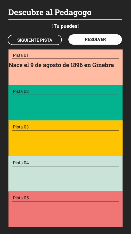 Descubre al Pedagogo | Genially