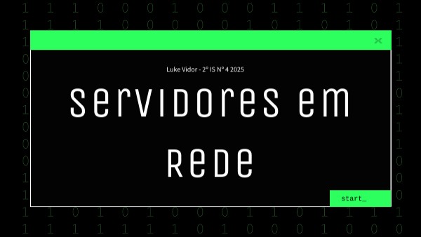 Servidores em Rede | Genially