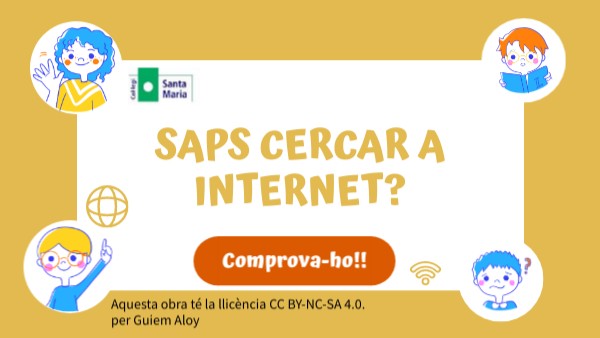 Saps cercar a internet? | Genially