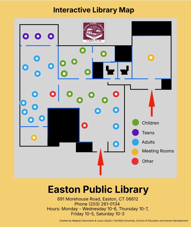Easton Public Library Floor Plan | Genially