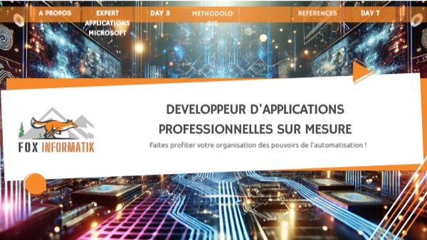 FOX INFORMATIK - EXPERT LOW CODE | Genially
