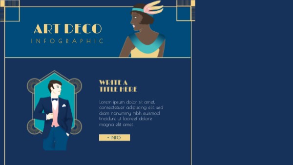 Art Deco Infographic | Genially