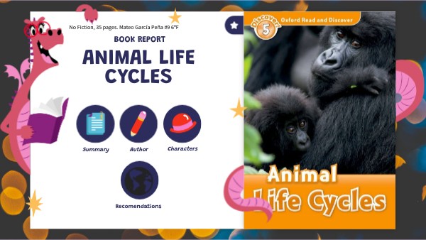 Book Report " ANIMAL LIFE CYCLES" | Genially