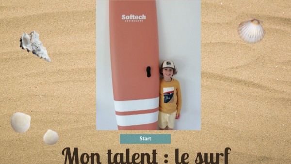Mon talent : le surf | Genially