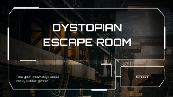 Dystopian Escape Game | Genially