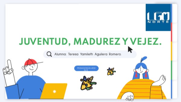 JUVENTUD, MADUREZ Y VEJEZ. | Genially